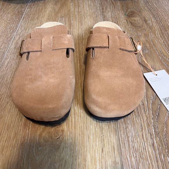 Quince | Shoes | Quince Nwt Water Repellent Suede Clog Mule Size 8 ...